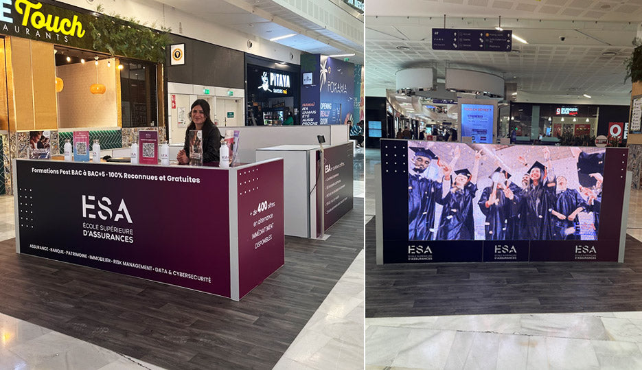 Réalisations de stands d'expositions modulaires et portables – Stand3d