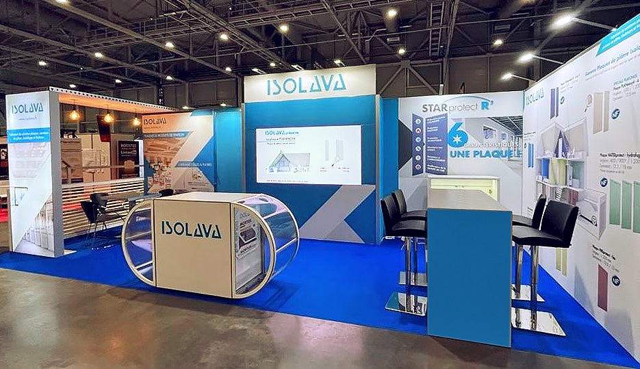 Réalisations de stands d'expositions modulaires et portables – Stand3d