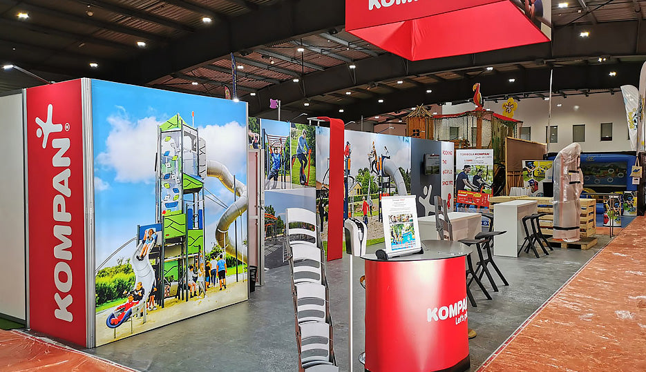 Réalisations de stands d'expositions modulaires et portables – Stand3d