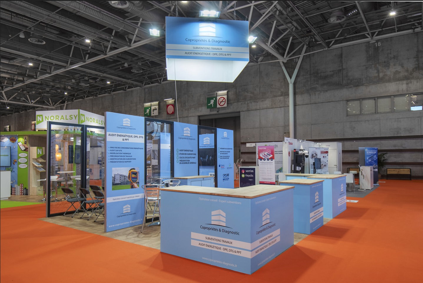 Réalisations de stands d'expositions modulaires et portables – Stand3d