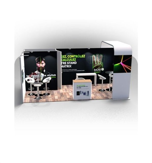 Stand BeMatrix 18m² – Stand3d